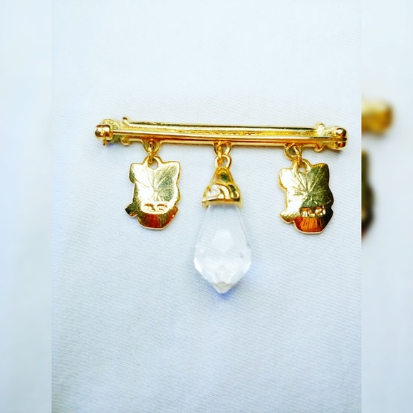 Vintage | Accessories | Vintage 9s Bar Brooch With Roses | Poshmark